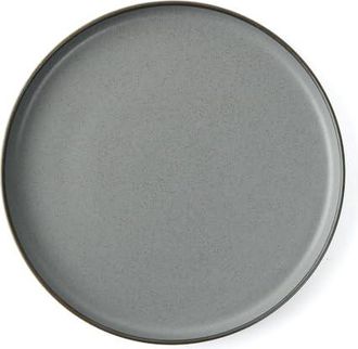 Holst Porzellan RT 524 Porzellan Teller 25 cm mit hohem Rand Granito Grau 25,4 x 25,4 x 3,5 cm 1 St&uuml;ck