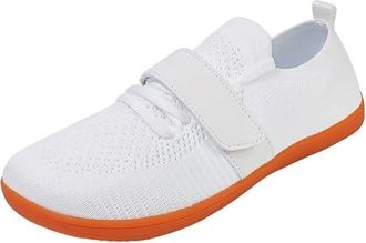 Generic Chaussures ethniques d&eacute;contract&eacute;es pour femme, tendance, creux, respirantes, talon plat, semelle souple, chaussures habill&eacute;es pour homme, blanc, 40.5 