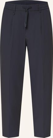 HUGO BOSS Chino T_Convert-Pleat Tapered Fit blau