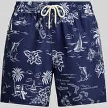 Ralph Lauren Regular Fit Badeshorts mit Tunnelzug