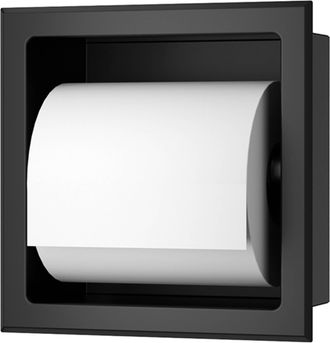 Saqu Square 2.0 Einbau Klopapierhalter Matt Schwarz