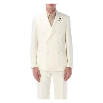 Lardini Soir&eacute;e Zweireiher-Jacke - - Jackets - Herren - Wei&szlig; - 2XL