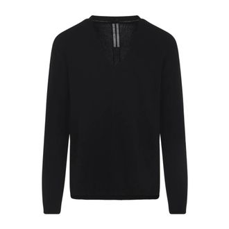 Rick Owens V-neck Strickware - - Knitwear - Herren - Schwarzk - L