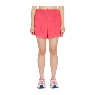 Moncler Femme, Shorts, Rose, Taille: 38 FR Shorts de surv&ecirc;tement en tissu &eacute;ponge