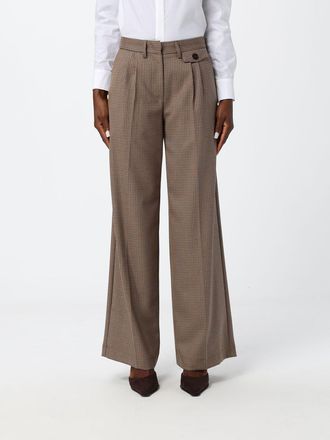 Mar De Margaritas High-Waist Palazzohose mit Prince-of-Wales-Muster