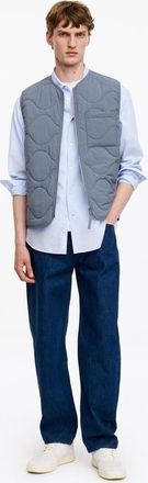 Arket Gesteppte 2-in-1-Liner-Weste -Grau