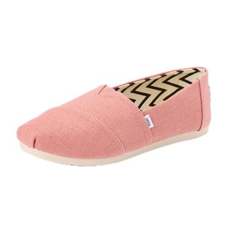 Toms Damen Alpargata Flacher Slipper, Vintage Pink Heritage Canvas, 35.5 EU