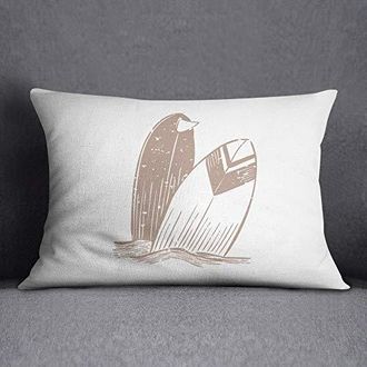 Questo Casa Dekorativer Kissenbezug, Kissenbezug, Heimdekoration, für Sofa, Café, Größe: 35 x 50 cm, entworfen und hergestellt in der Türkiye