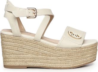 Liu Jo Femme, Chaussures, Beige, Taille: 36 EU Bali 01 Wedge Sandal