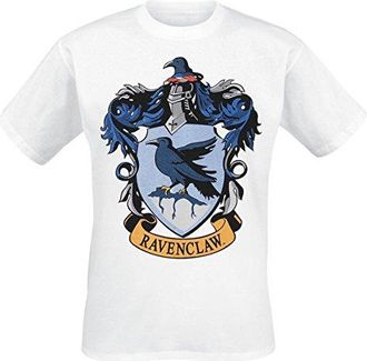 Plastic Head Harry Potter Ravenclaw - T-shirt - Col Montant - Manches Courtes - Homme, Blanc (White), Large