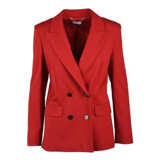 Marella Femme, Vestes, Rouge, Taille: 40 FR Nuptial Blazer Doppiopetto