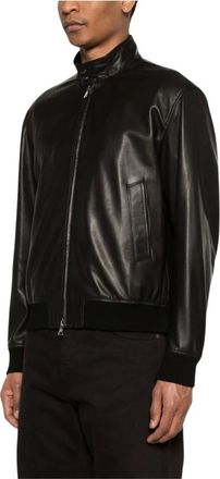 Tagliatore Homme, Vestes, Noir, Taille: XL Ice Leather Jacket