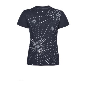 Pinko Jersey T-Shirt f&uuml;r stylischen Look - - Tops - Damen - Schwarzk - M