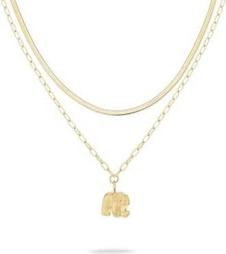 Tamaris Collier TJ-0597-N-47 en acier inoxydable IP doré, 47 cm, Acier inoxydable, Pas de gemme