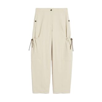 Max Mara Femme, Pantalons, Beige, Taille: 34 FR Wide Pantalons