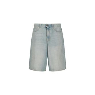 Haikure Smaragdblaue Shorts f&uuml;r Frauen - - Shorts - Herren - Blau - W31