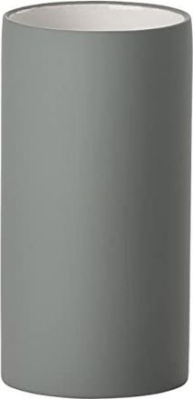 Zone Denmark Solo Zahnputzbecher, Becher für Zahnbürsten, Porzellan, Grau, 12,2cm