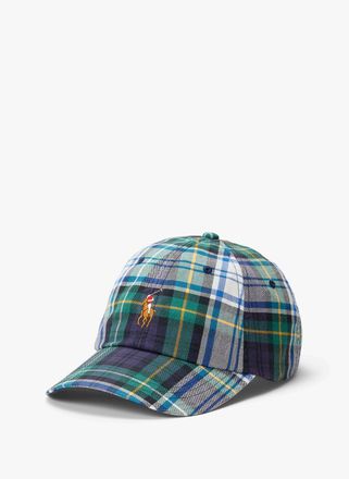 Polo Ralph Lauren Casquette &agrave; carreaux en coton