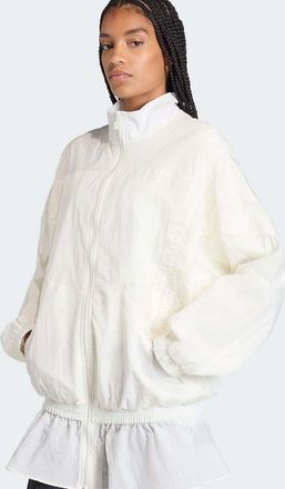 adidas Originals Santiago - Gewebtes Trainingsoberteil in Wollwei&szlig;