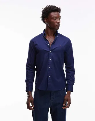 Tommy Hilfiger Chemise en flanelle - Bleu marine