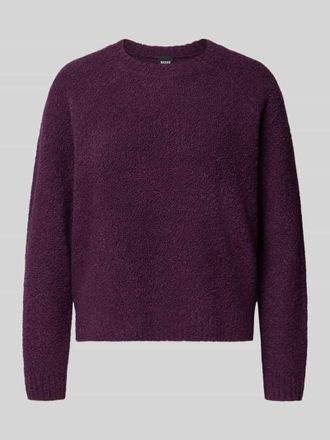 HUGO BOSS Relaxed Fit Pullover aus Schurwoll-Kaschmir-Mix Modell Febisana