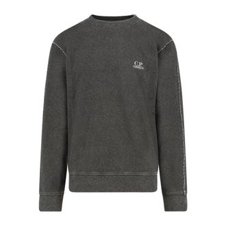 C.P. Company C.p. Company, Homme, Sweatshirts et sweats &agrave; capuche, Gris, Taille: XL SweaT-shirt ras du cou