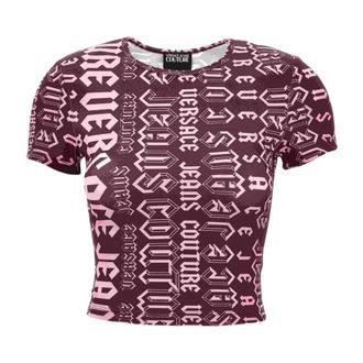 Versace Jeans Couture T-Shirts und Polos - - Tops - Damen - Lila - 2XS