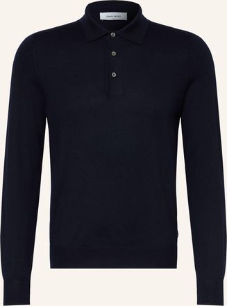Gran Sasso Gran Sasso Strick-Poloshirt blau
