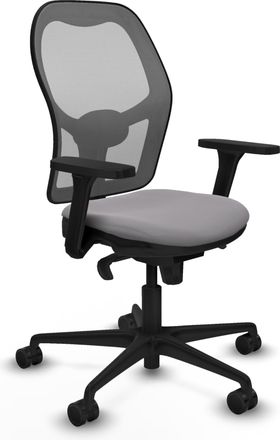 Piqueras y Crespo Schreibtischstuhl Home Office Jorquera mit 3D-Armlehnen, h&ouml;henverstellbare Lendenwirbelst&uuml;tze, ausgestattet mit Sincro 5 Positionen und injiziertem Sc