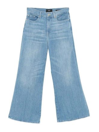 7 For All Mankind Jean Droit - Bleu Clair