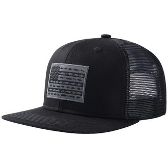 Bassdash Flache Trucker Cap Verstellbar Snapback Cap Baseballkappen Mesh R&uuml;ckseite f&uuml;r Herren Damen Angeln Jagd