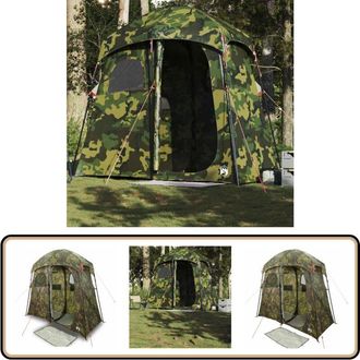 vidaXL Duschzelt 2 Personen Tarnmuster Wasserdicht - Vidaxl