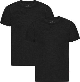 Danish Endurance T-Shirt Premium Merino (2er Pack) Sport & Outdoor Funktionshirt, Anti-Schwei&szlig;, weich & leicht
