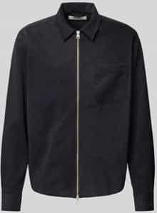 For&eacute;t Regular Fit Hemdjacke mit Kentkragen und Zweiwege-Rei&szlig;verschluss