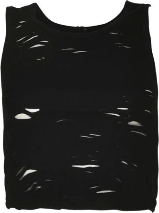 R13 Femme, Tops, Noir, Taille: 40 FR D&eacute;bardeur