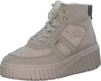 Rieker Baskets Hautes N2515 pour Femme, Ginger, Beige, Noir, 40 EU