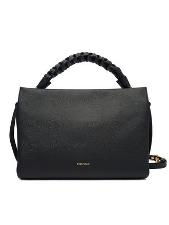 Coccinelle Handtasche M250 Boheme Grana Double E1 M50 19 02 01 Schwarz