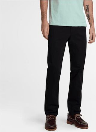 Timberland Schmale Topsfield Chinohose aus Twill f&uuml;r Herren in Schwarz, Herren, Schwarz, Gr&ouml;&szlig;e