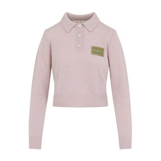 Marni Femme, Pulls, Rose, Taille: 38 FR T-shirt de luxe rose violet