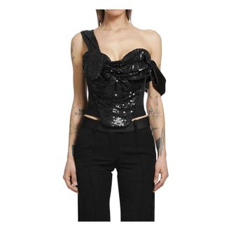 Vivienne Westwood Knot Corset - - Tops - Damen - Schwarzk - S