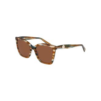 Longchamp Femme, Accessoires, Brun, Taille: ONE Size Lunettes de soleil en ac&eacute;tate avec verres teint&eacute;s