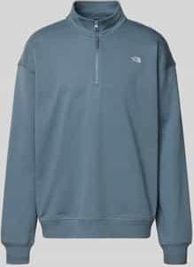 The North Face Relaxed Fit Sweatshirt mit Stehkragen und Rei&szlig;verschluss