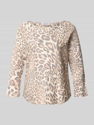 Zabaione T-Shirt aus Viskose-Mix mit Strukturmuster Modell Samara