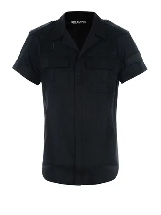Neil Barrett Chemise Noir Pour Homme
