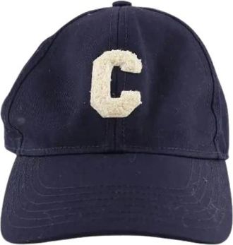 Celine Casquette Pre-owned - Femme - Pre-owned - Bleu - Taille: ONE Size