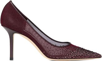 Jimmy Choo London escarpins Love 85 mm à bout pointu - Rouge