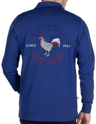 Shilton Polo h&eacute;ritage Rugby Homme 5XL / Blue