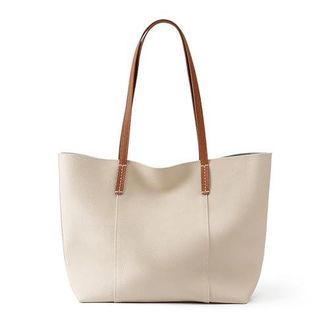 Generic Grand sac fourre-tout pour femme - Sac &agrave; main &agrave; bandouli&egrave;re en cuir v&eacute;g&eacute;talien - Sac &agrave; main hobo d&eacute;contract&eacute; - Sacs l&eacute;gers sous les bras - Navetteur, 