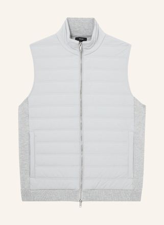 Reiss Reiss Steppweste Newford Im Materialmix grau