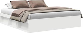 vidaXL Bettgestell Wei&szlig; 180x200 cm Vidaxl